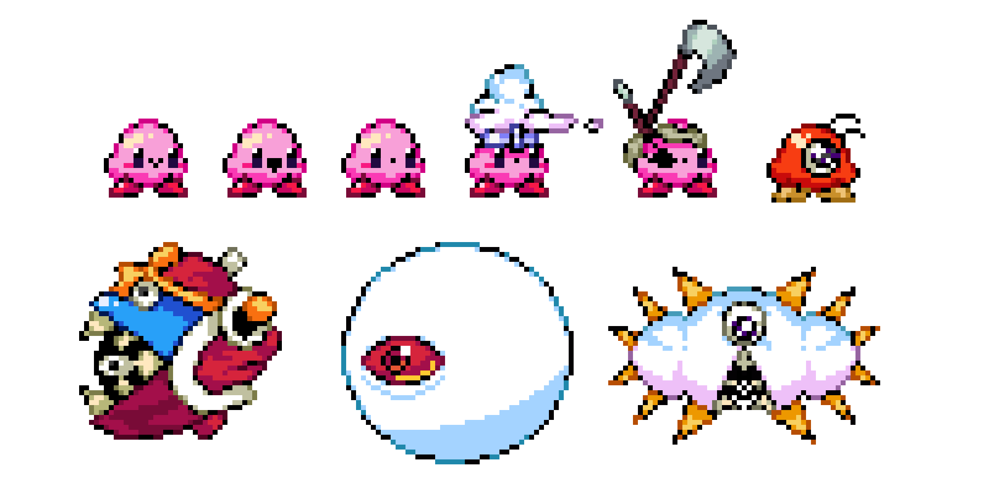 Kirby Super Star Ultra Sprites