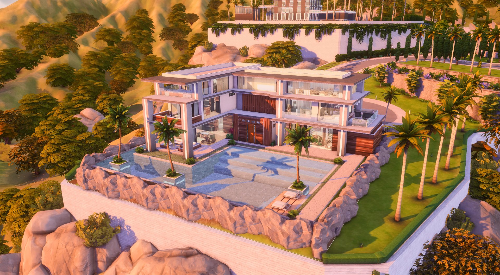 Sims 3 Modern Celebrity Mansion