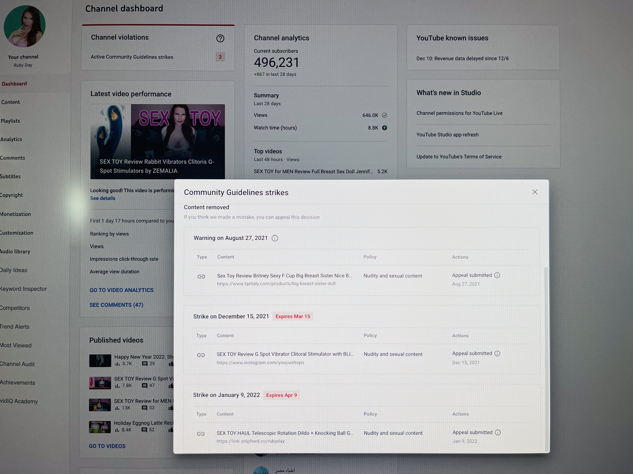 TW Pornstars - 2 pic. Ruby Day. Twitter. So @YouTube @TeamYouTube just ...