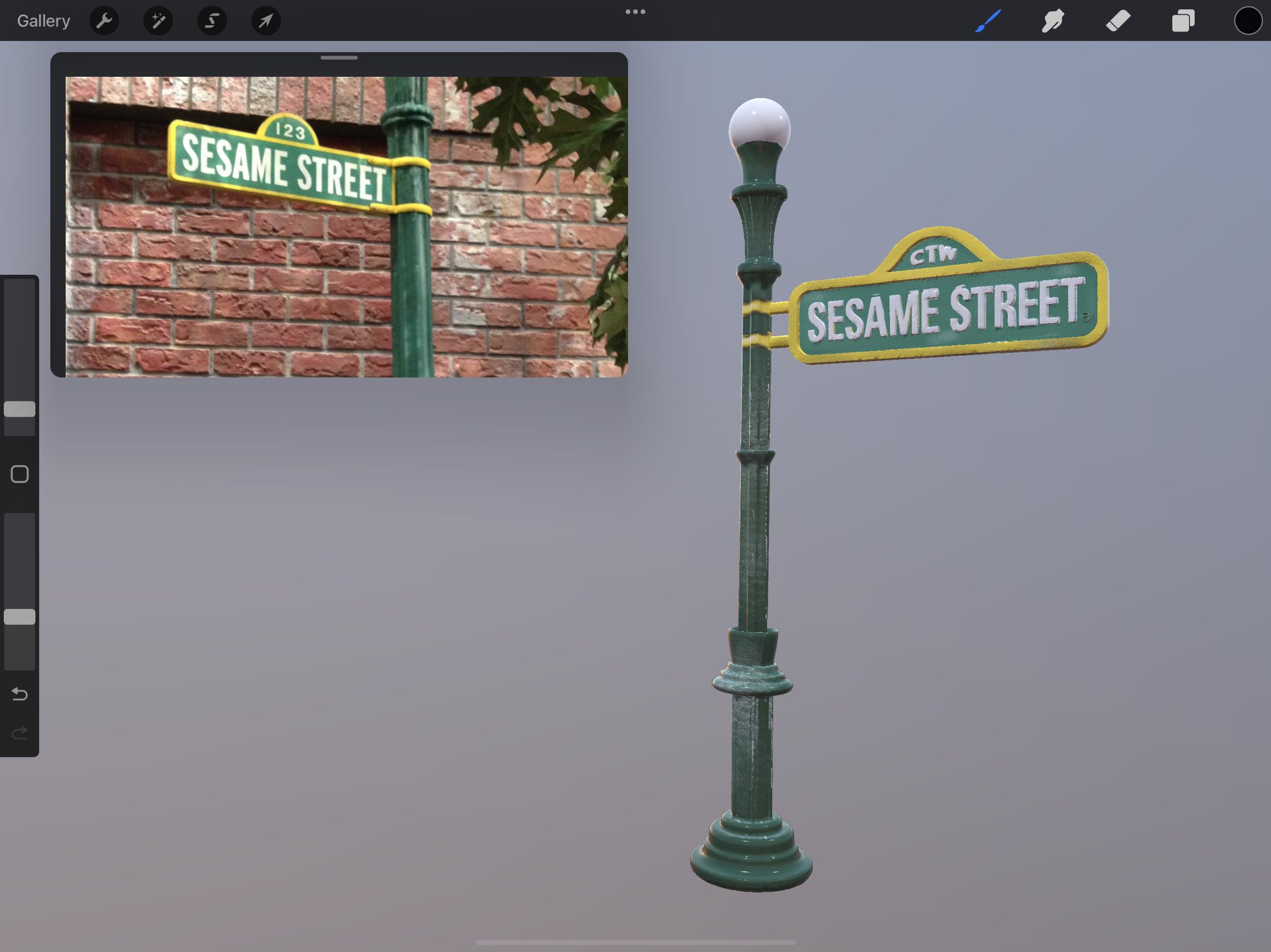 Sesame Street Sign Post
