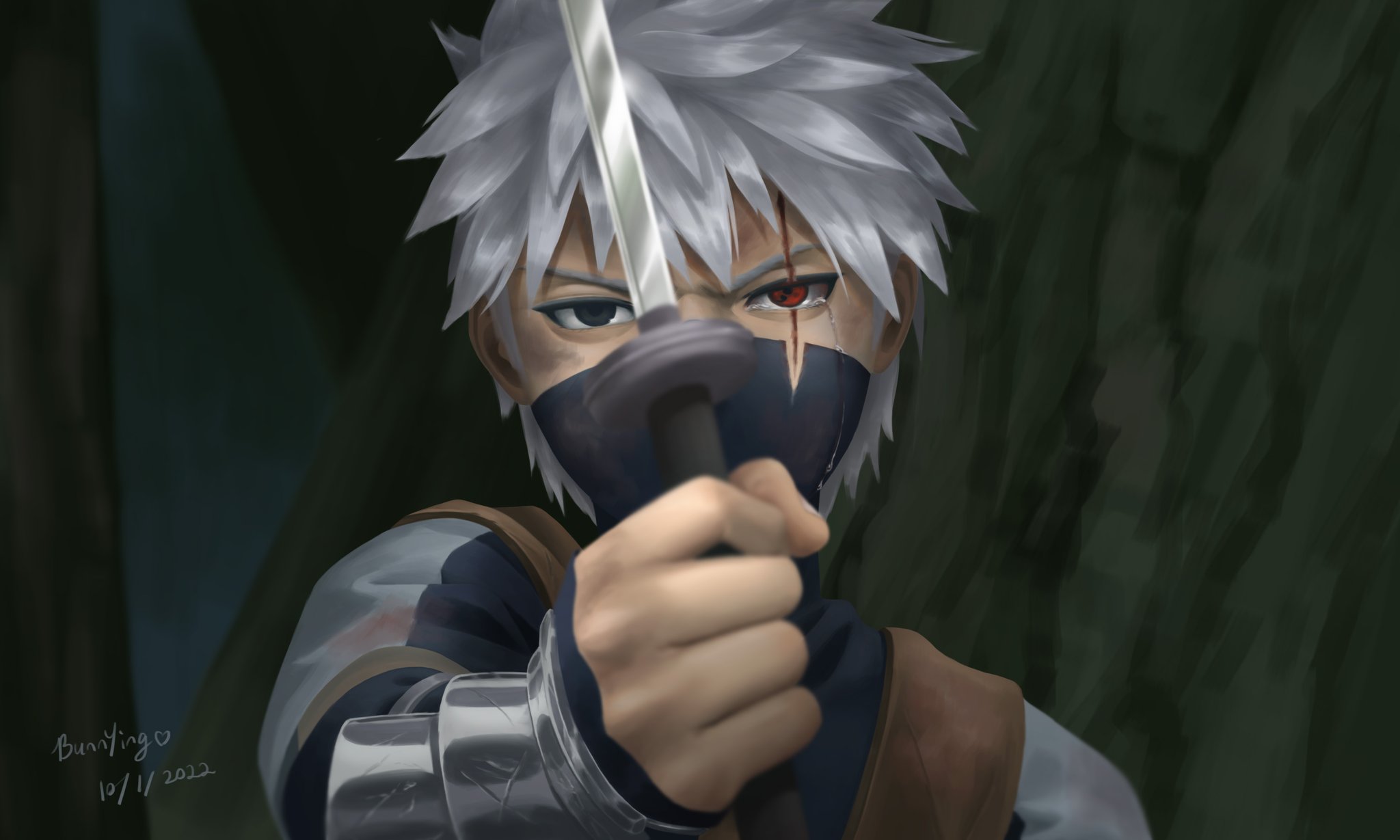 Kid Kakashi Sharingan