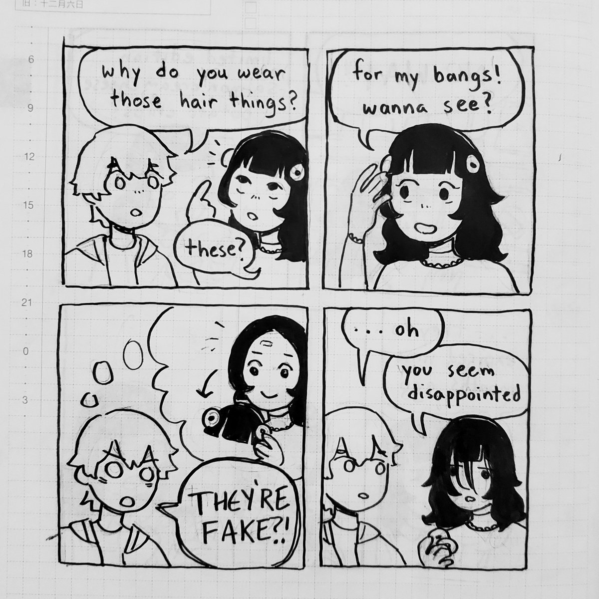 「more daily comics (days 7+8 i think) 」bello 🍓🍊の漫画