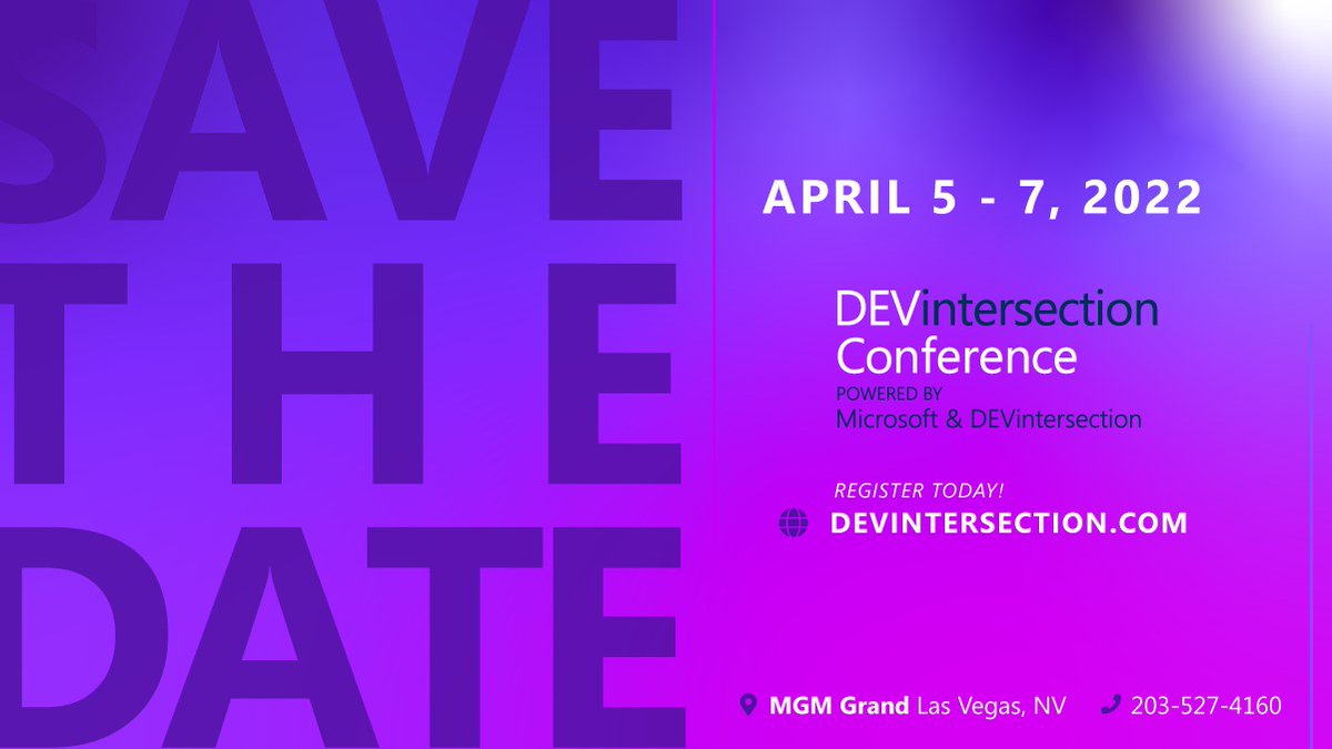 DEVintersection Conference (@DEVintersection) | Twitter