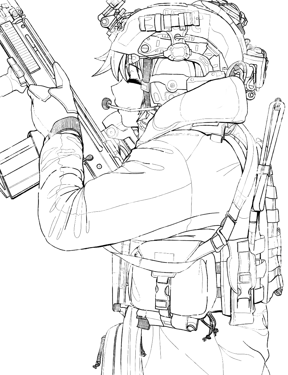 Call Of Duty Black Ops Coloring Pages