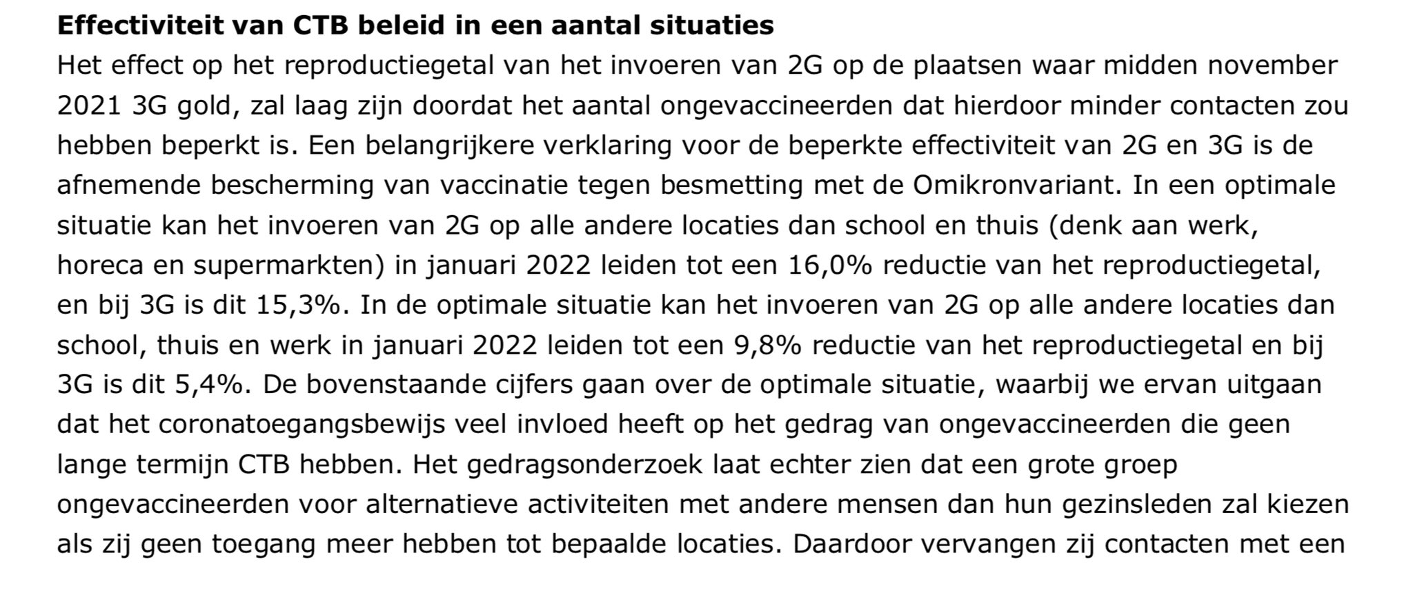 Maarten Hijink on Twitter: "Toegangsbewijzen kunnen "dempend effect" hebben van 15% zegt ...