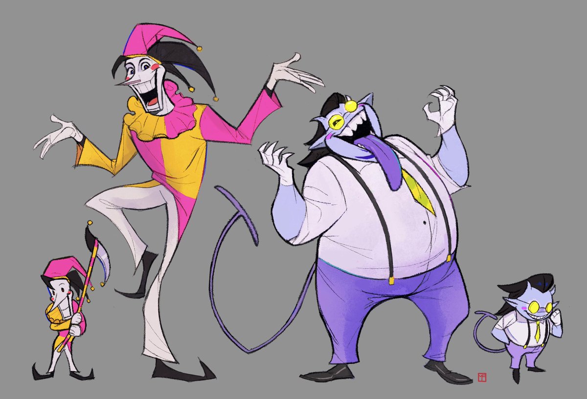 「Spamvil but motif swap #DELTARUNE 」|Mads 🌱のイラスト