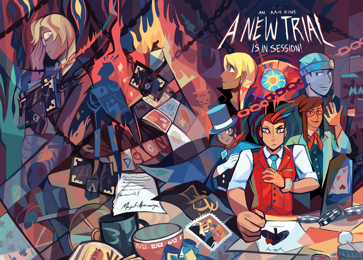 ace attorney ] my full cover spread fo」|7CLUBS 🏳️‍🌈🇵🇭 @ comms: OPENのイラスト