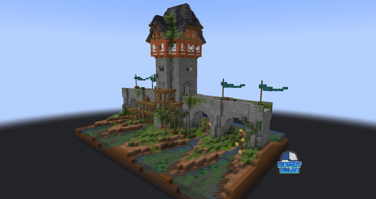 Minecraft Square Medieval Tower