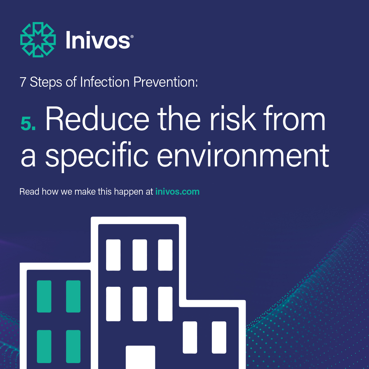 Inivos on Twitter: "Step 5 of 7 Infection Prevention Control Needs: Reduce the risk from a ...