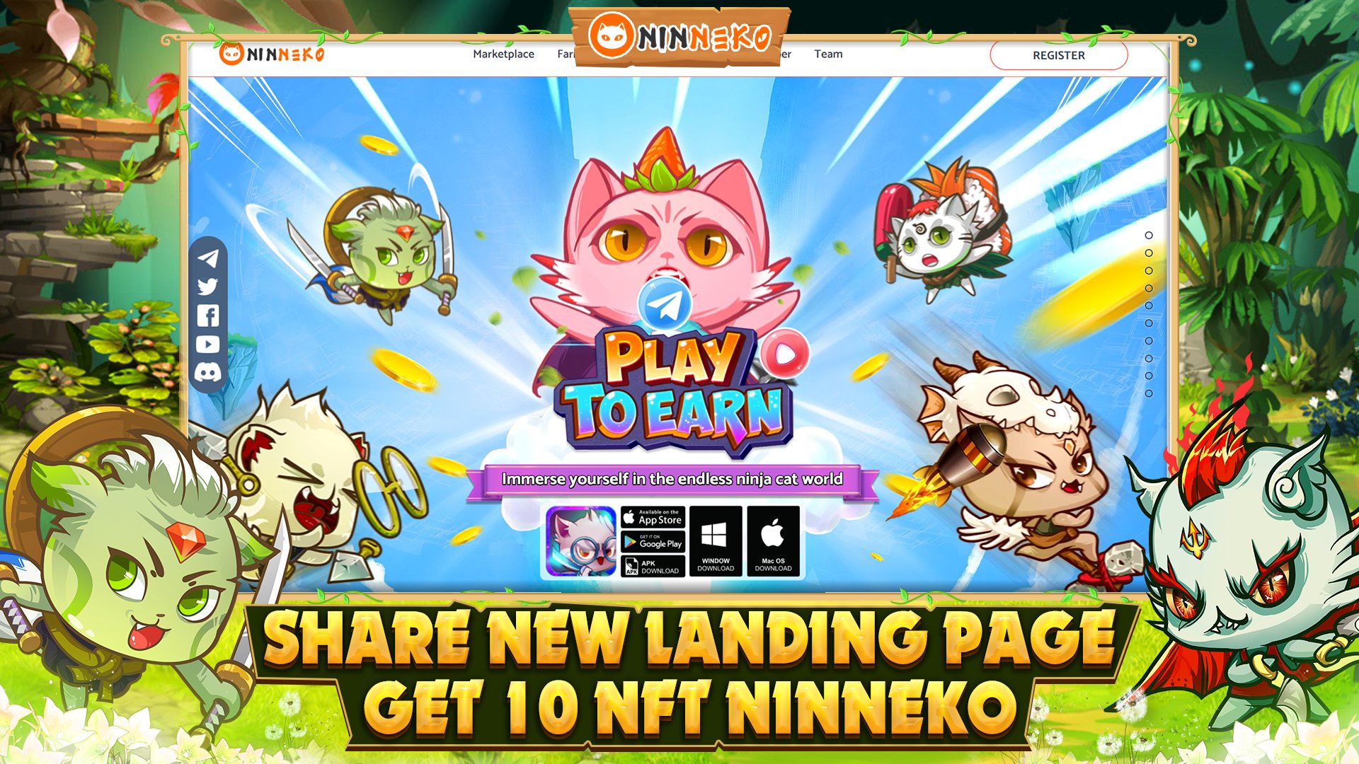 Ninneko on Twitter: "Ninneko has released a new landing page to celebrate the Official Launch ...