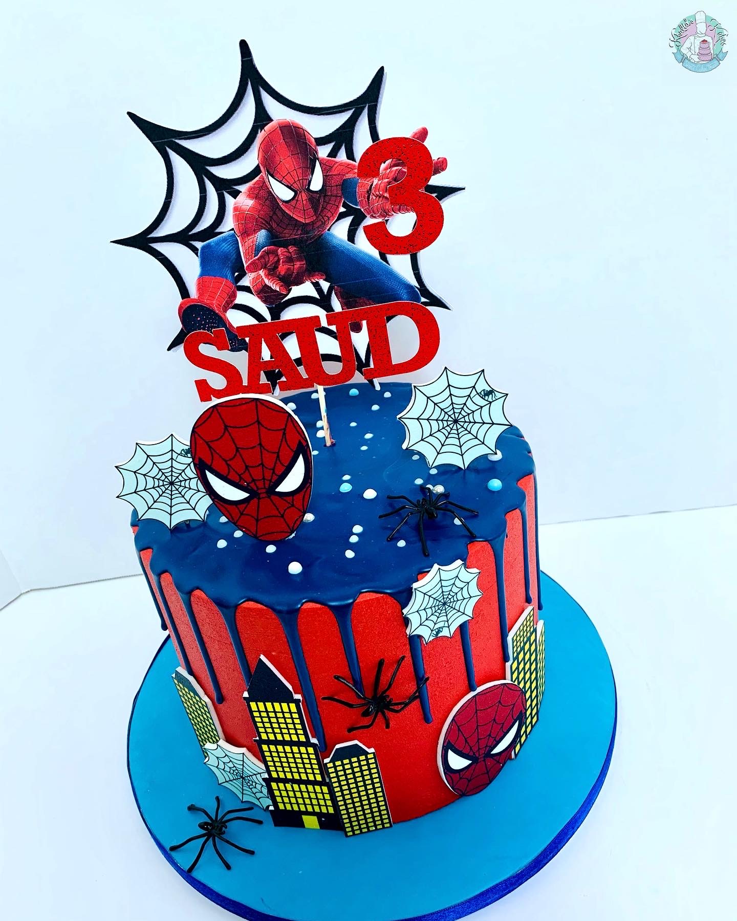 Spider-Man Drip Cake Spiderman Birthday Cake, Spiderman, 58% OFF
