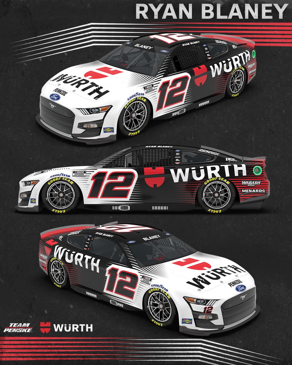 Ryan Blaney Wurth Scheme for 2022 : r/NASCAR