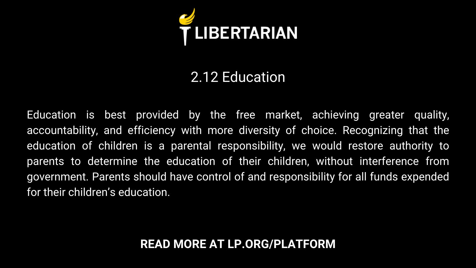 Libertarian Party Issues