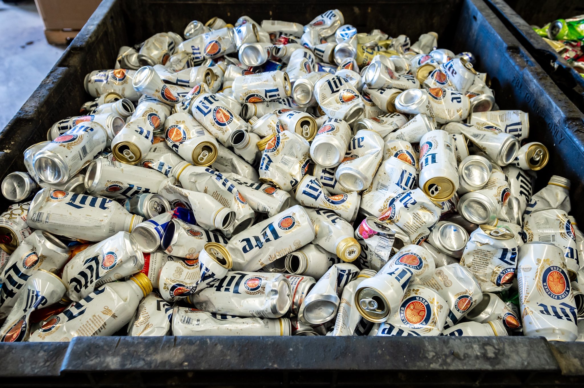 Pile Of Empty Beer Cans