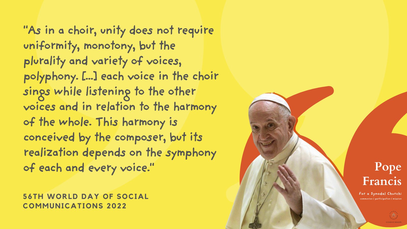 Pope Francis Quote Wallpaper