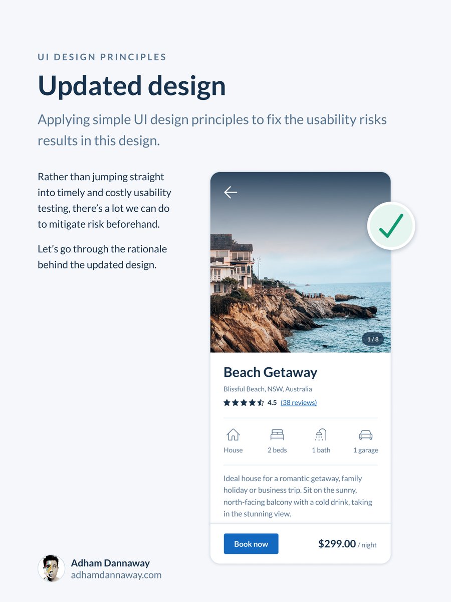 🤔 What's wrong with this UI design? It's a property details page for a ...