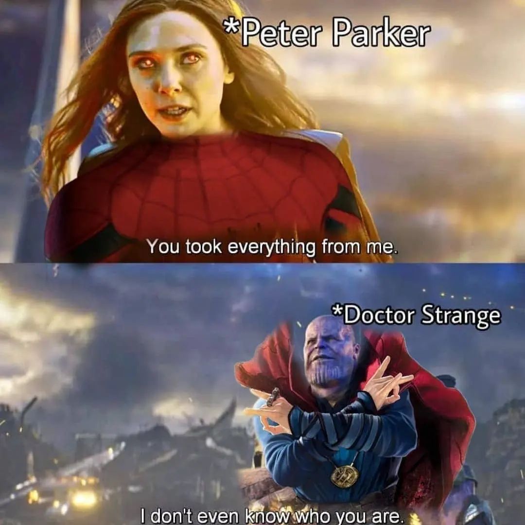 Peter Parker Meme Avengers