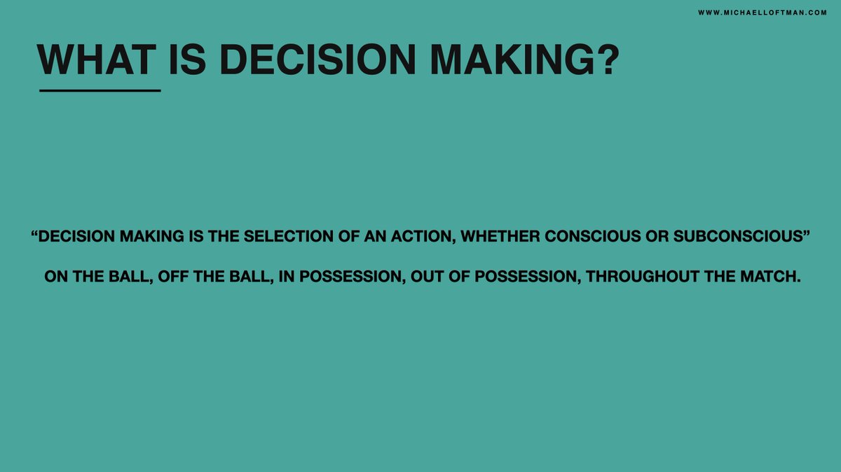 A Decision Making Thread for Coaches Influencing football players ...