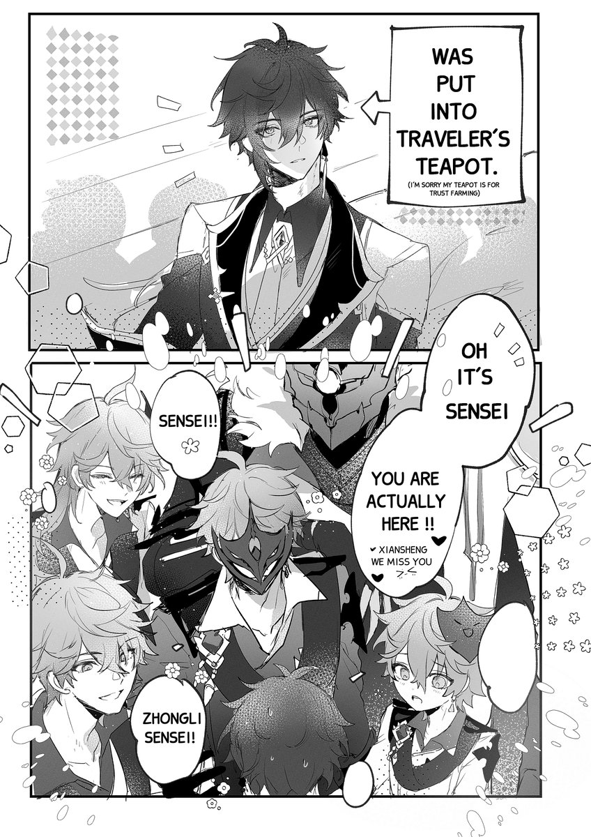 「My offering for Zhongli summoning ritual 💖💖 I already put 」玉 | Read ...