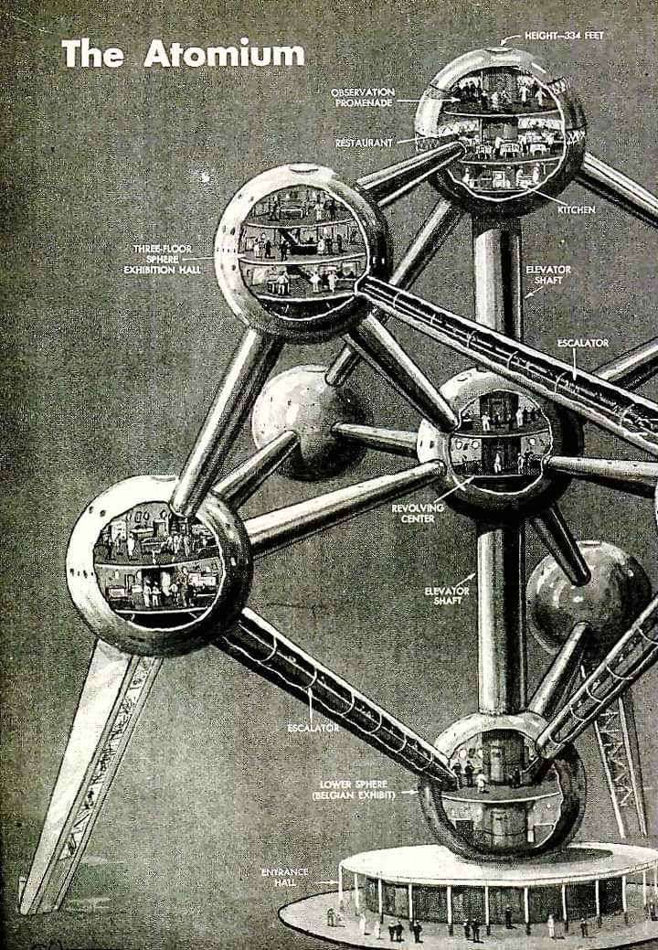 Atomium Drawing