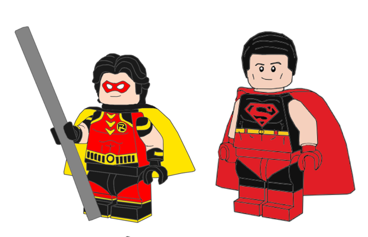 Lego Robin Decals