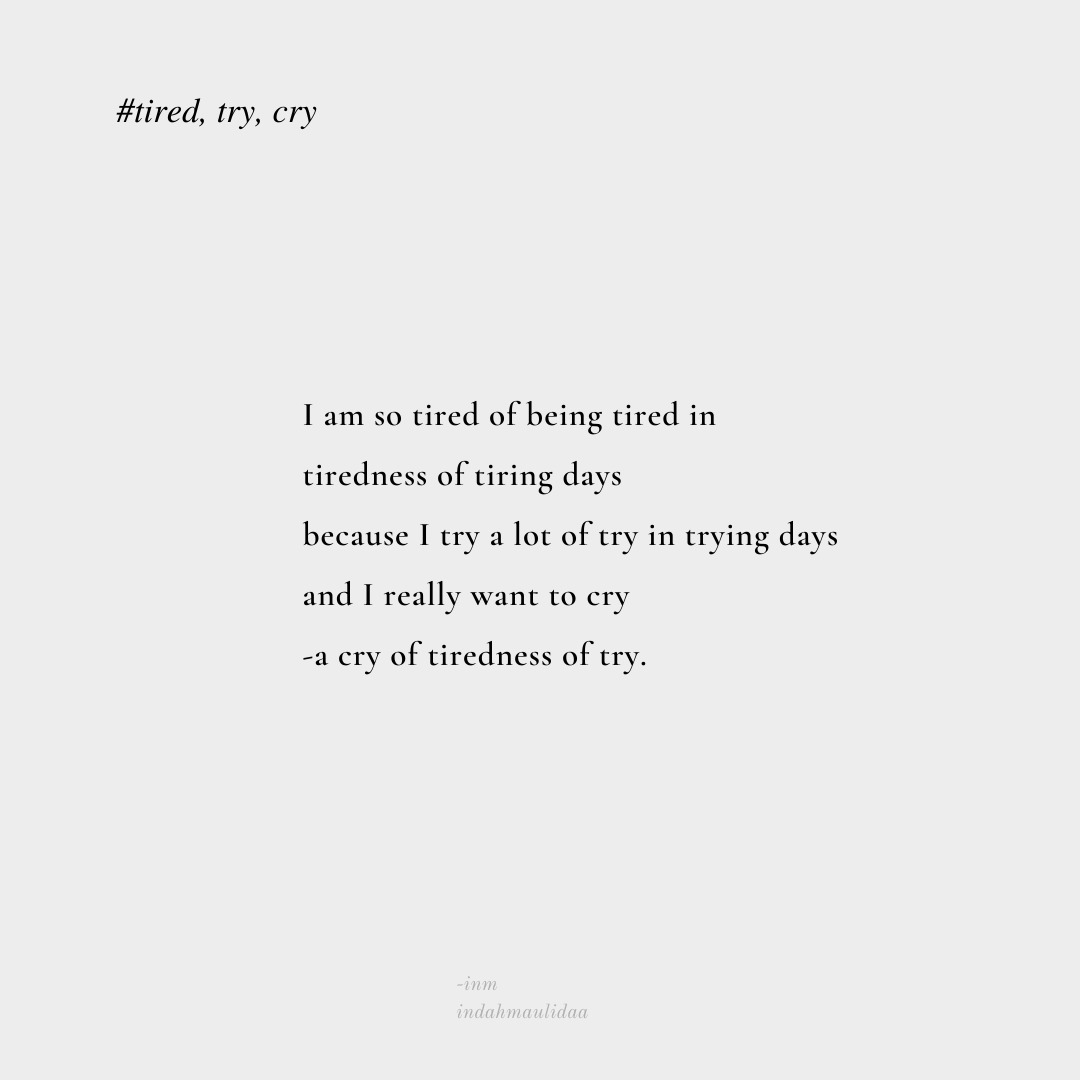 Tired Of Trying Quotes