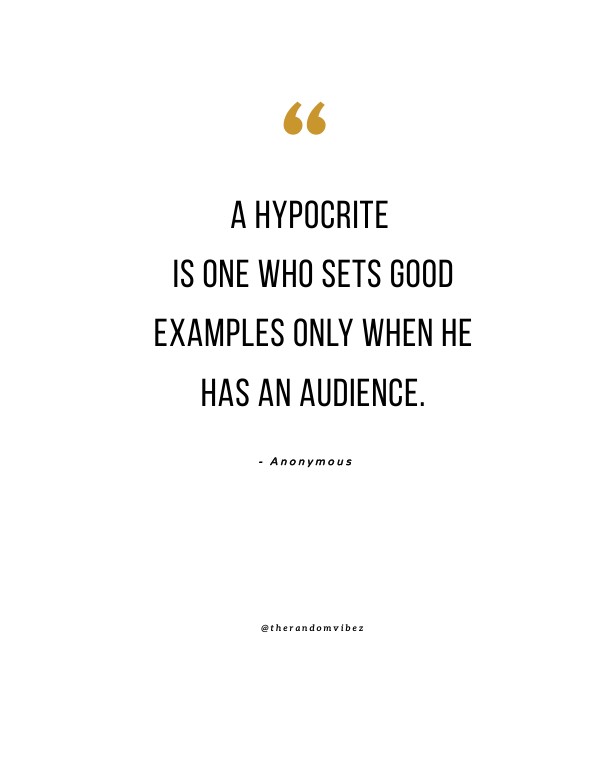 Quotes About Hypocrisy