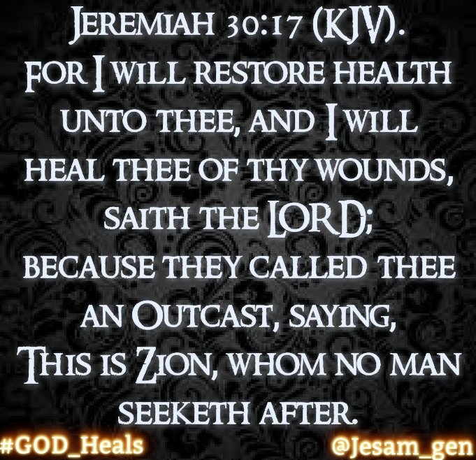 Jeremiah 30 17 Kjv