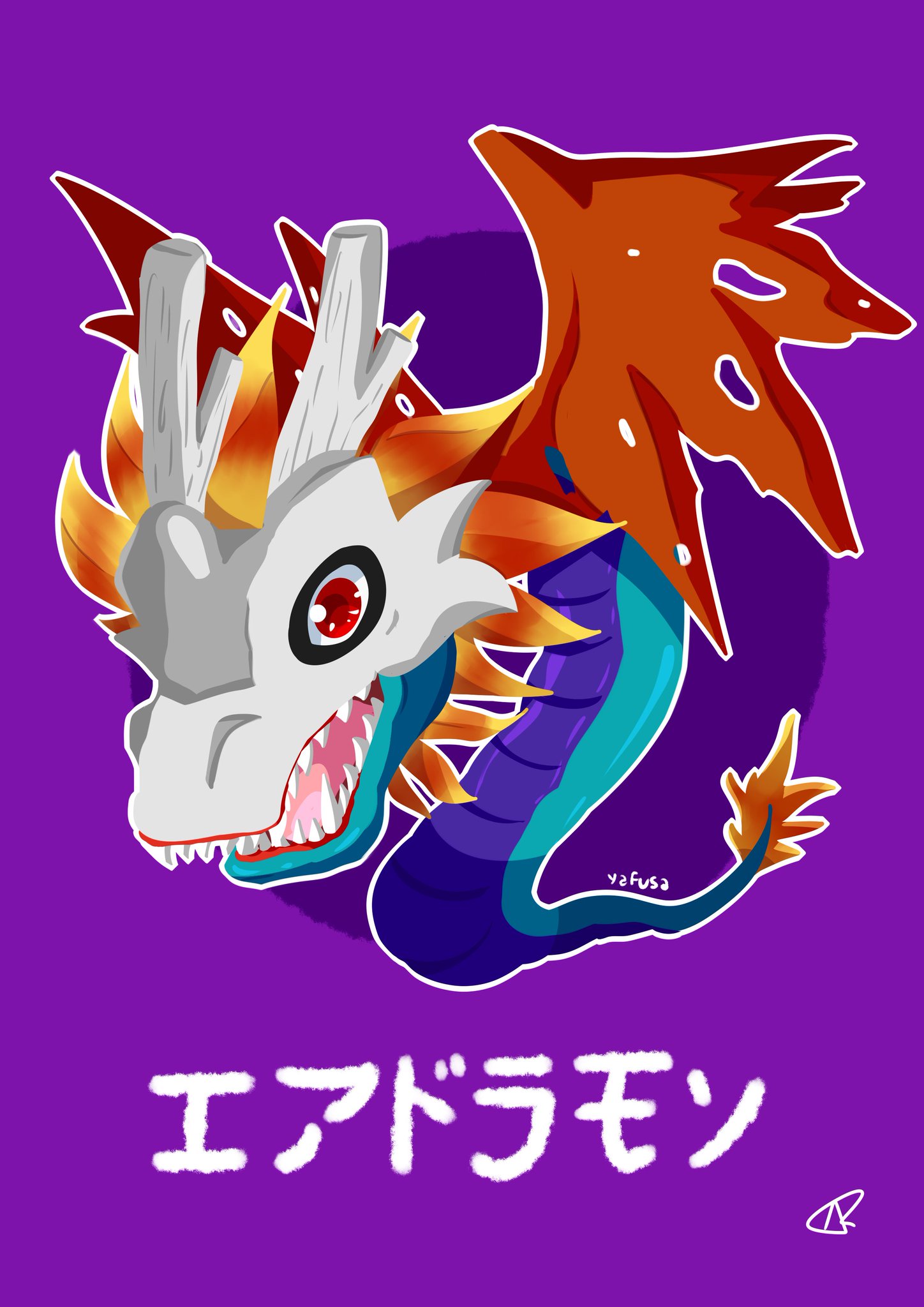 Digimon Airdramon DMA + Digi Dex + Airdramon