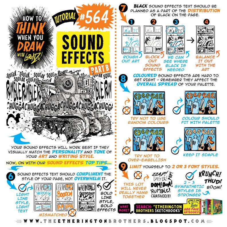 Etheringtonbrothers On Twitter Brand New Tutorial Howtothinkwhenyoudraw Sound Effects Pt 2 