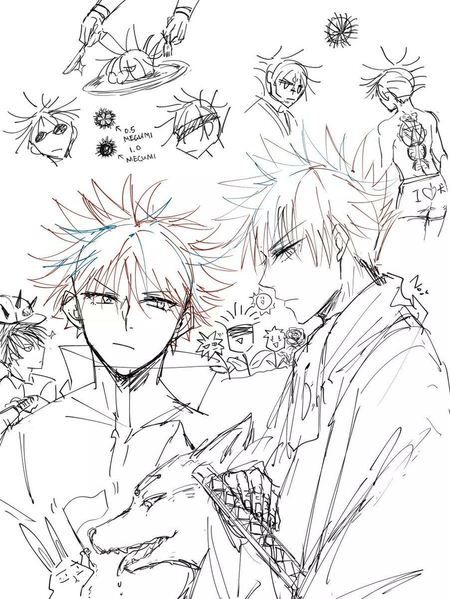 okie but can we talk abt this bunny ear Megumi for a sec 」NNNoi🐰の漫画