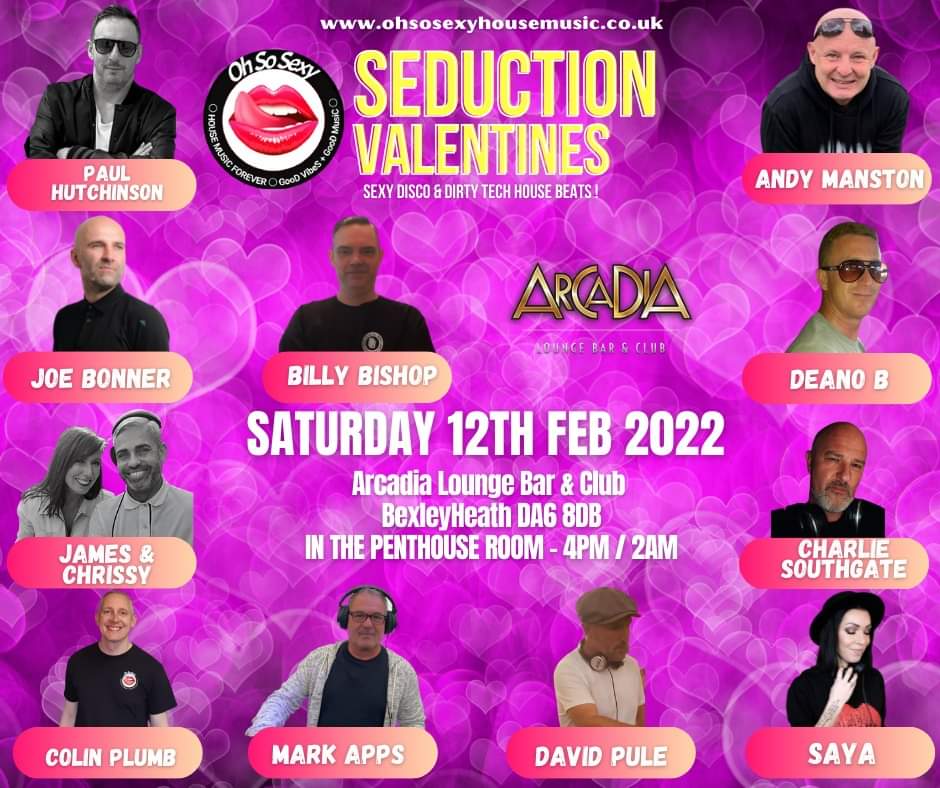 ohsosexyhousemusic on Twitter: "Oh So Sexy House Music Seduction Valentines ⬇️Tickets Available ...