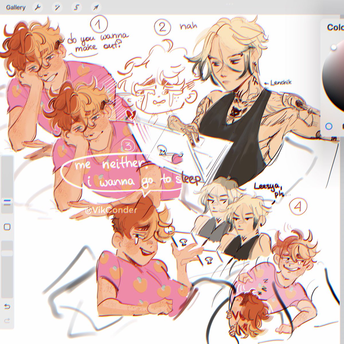 「Leesya 😝 Lenchik 」|ʞ ı ʌ • в и к 🦊🍑🧡の漫画