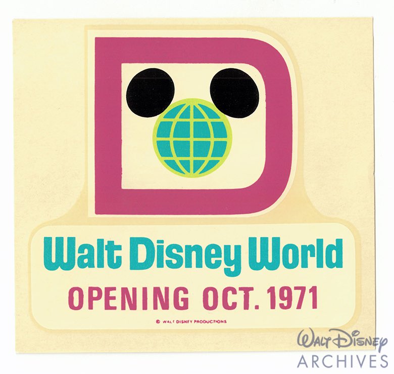 Walt Disney World Logo 1971