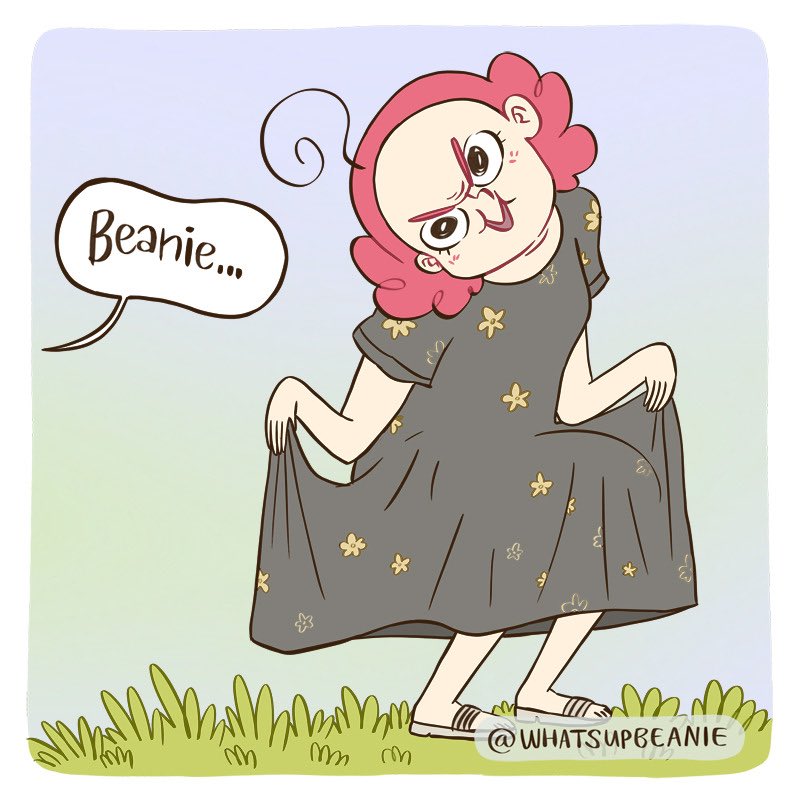 1/2) photos 」Beanie 🐶の漫画