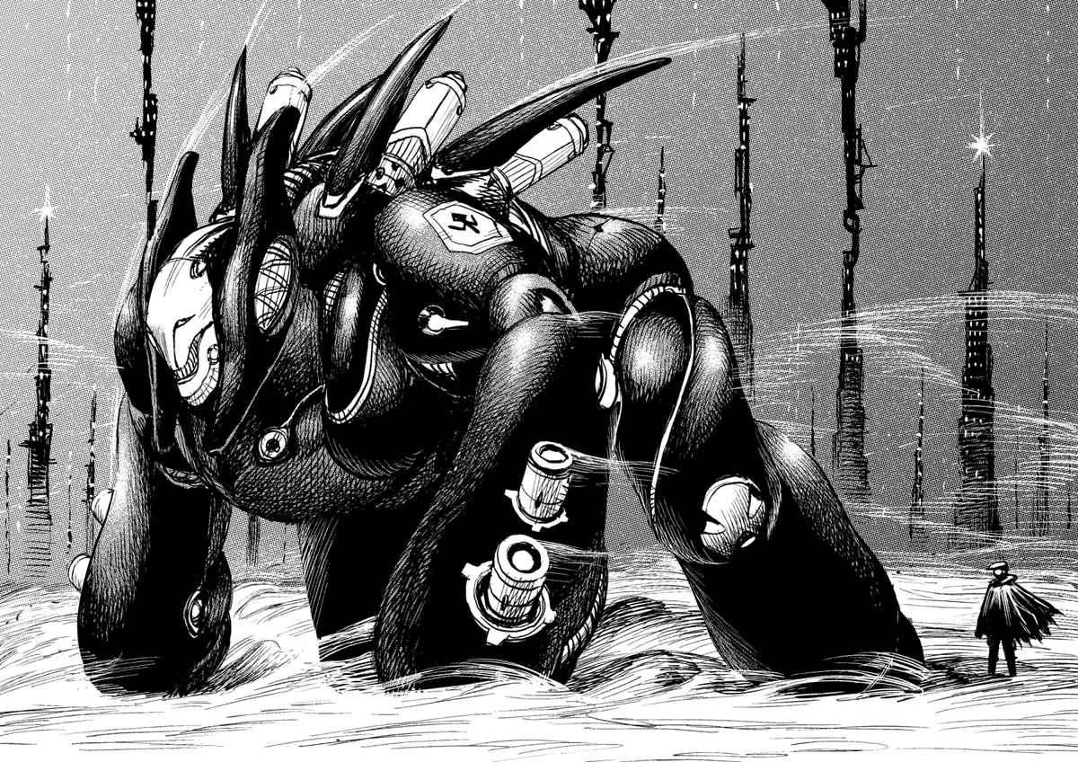 「Neat detail I just noticed on my nth reread of Blame! The el」Nafの漫画