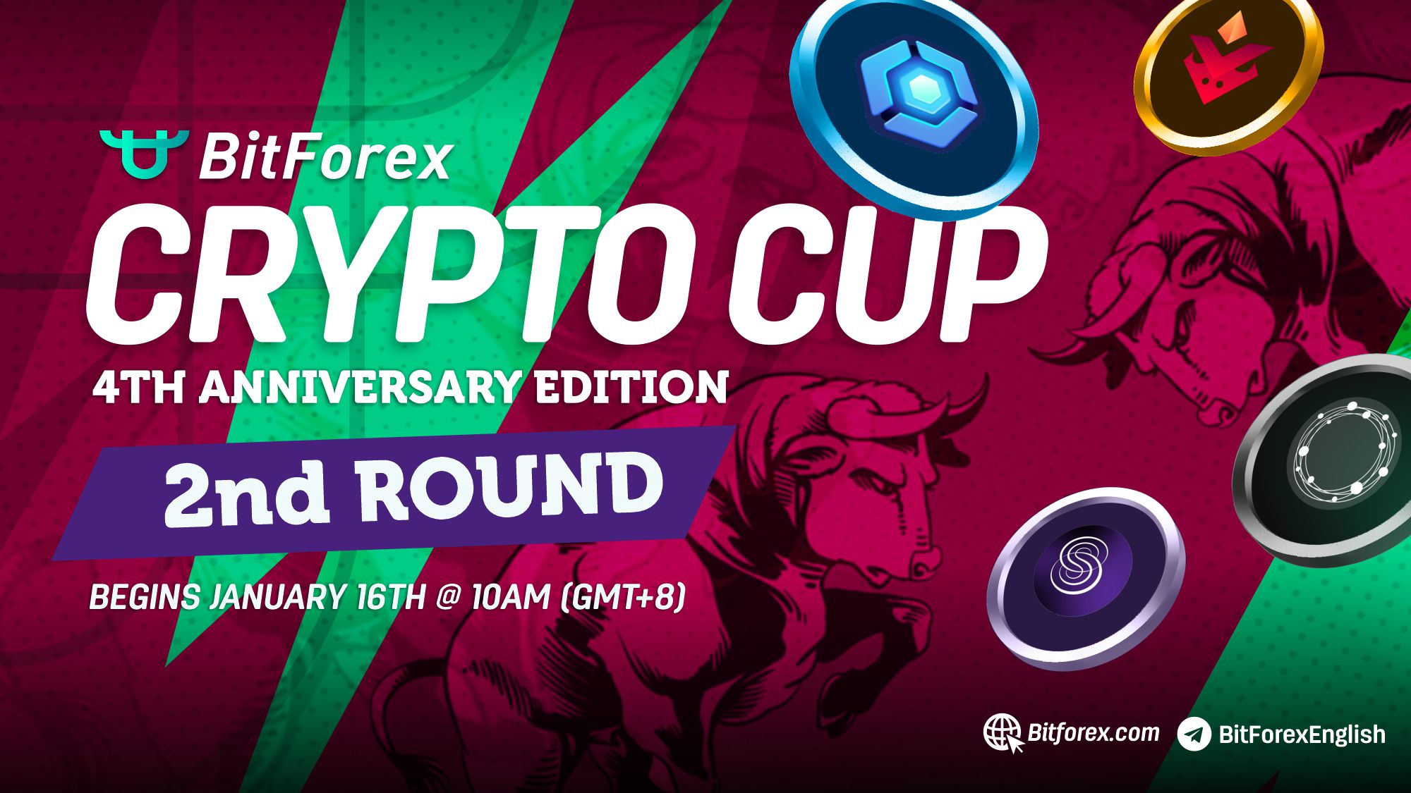 BitForex on Twitter: "1st round of BitForex #CryptoCup has all ended. The winning tokens are ...