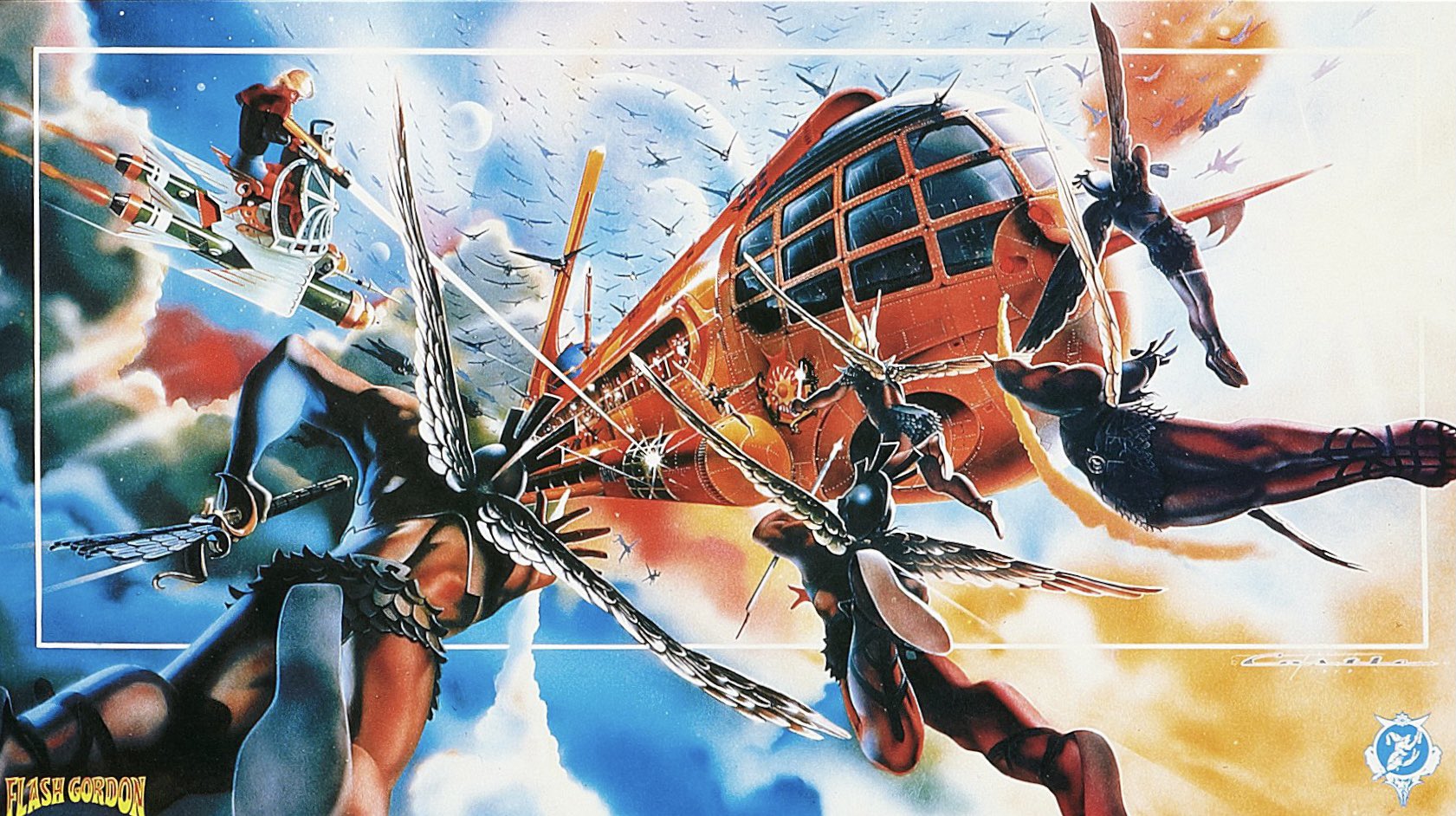 Art Flash Gordon 1980 Flash Gordon The Godiva Of Brain Candy