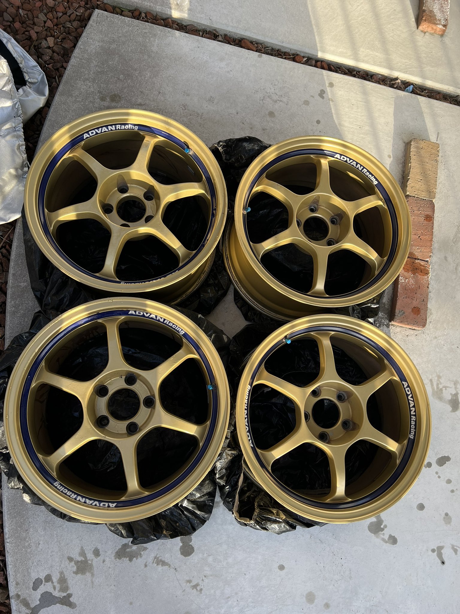 標準保証 [ホイールのみ単品4本セット] ADVAN Racing ONI2 14インチ×6.5J PCD：100 穴数：4 インセット：38 ...