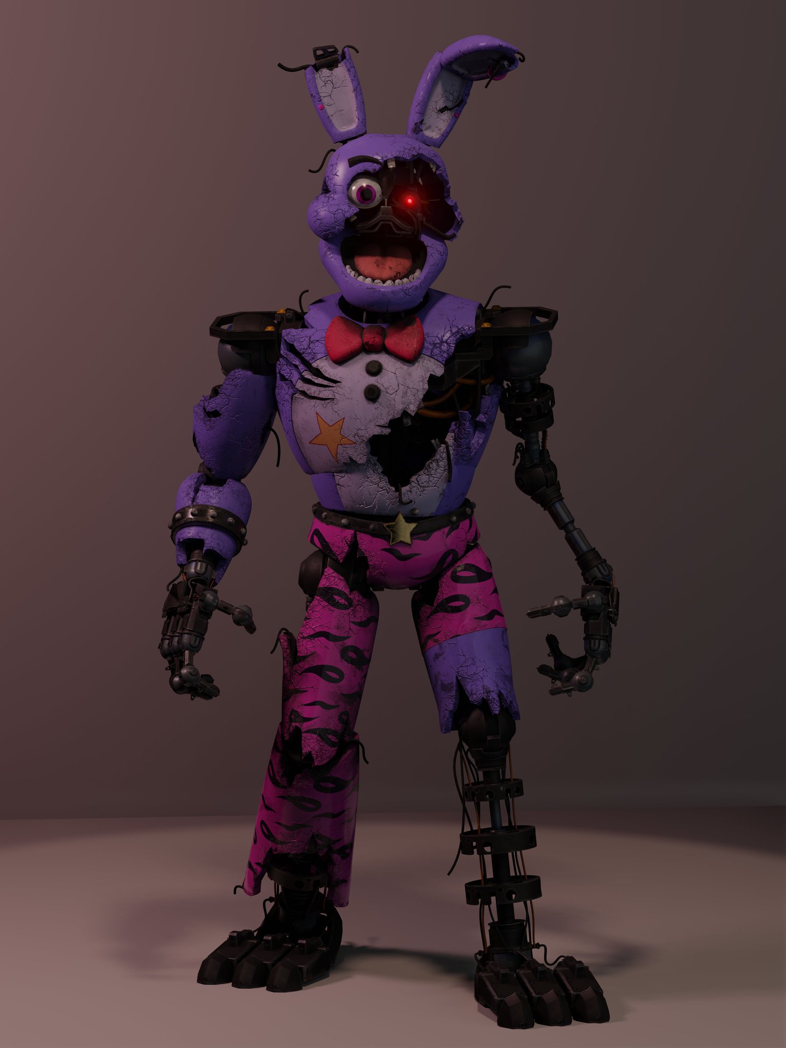 Shattered Glamrock Bonnie