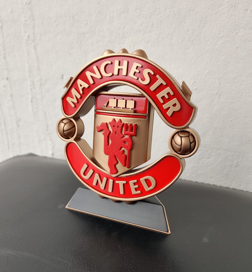 Manchester United Logo 3d
