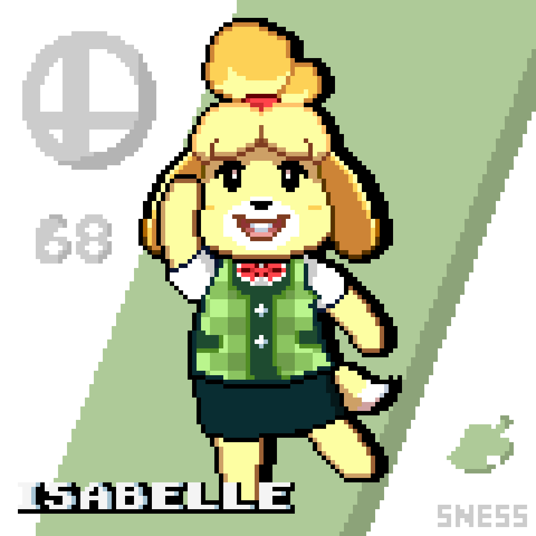 Isabelle New Leaf Pixel