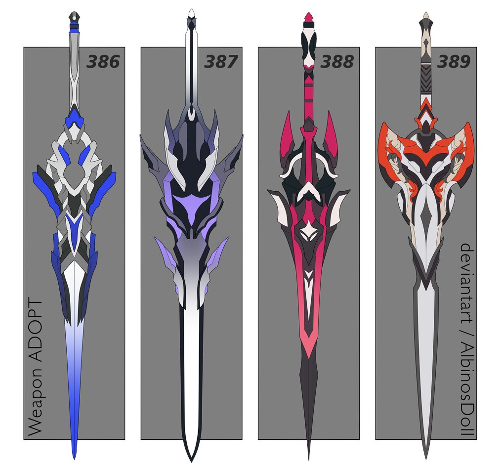 Cool Anime Weapon Ideas