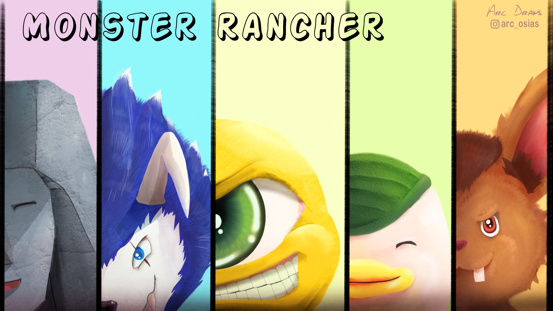 Monster Rancher Tiger And Hare