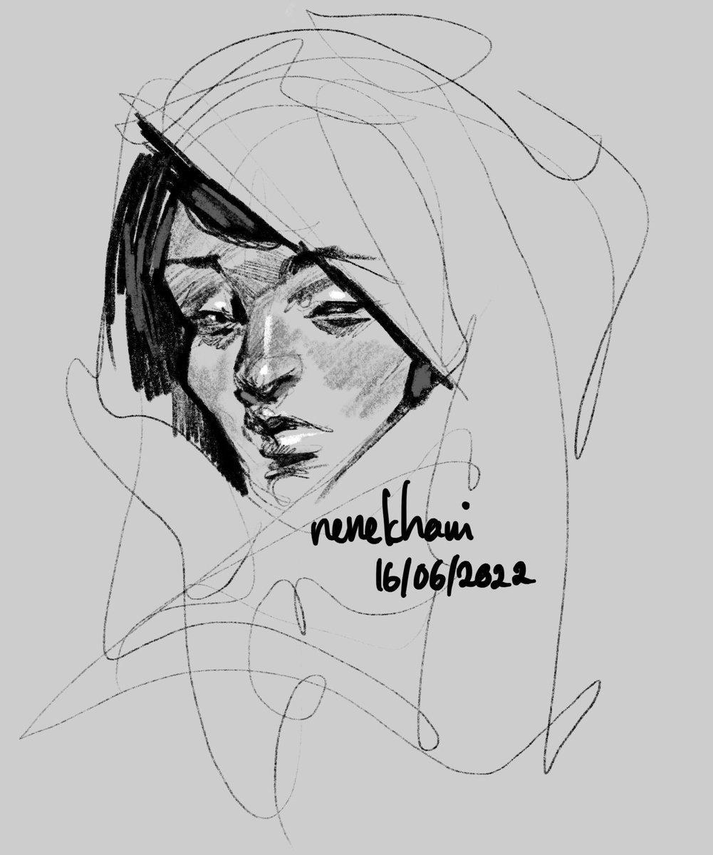 「quick 3 minute drawing at ipad battery 1」|🧙‍♀️Nenek Hani🐈🐈の漫画