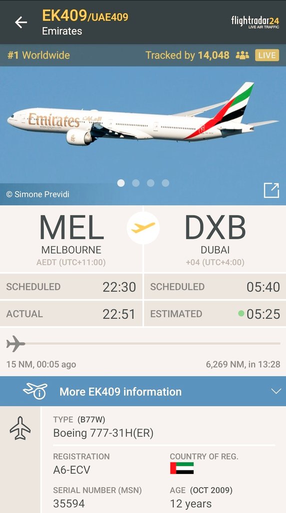 Emirates Flight Status Track Any Emirates Flight Live United Arab