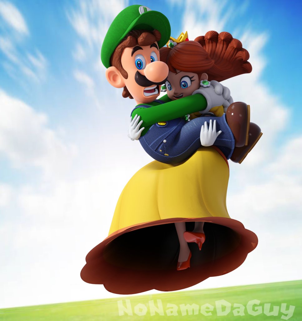 Princess Daisy And Luigi Love