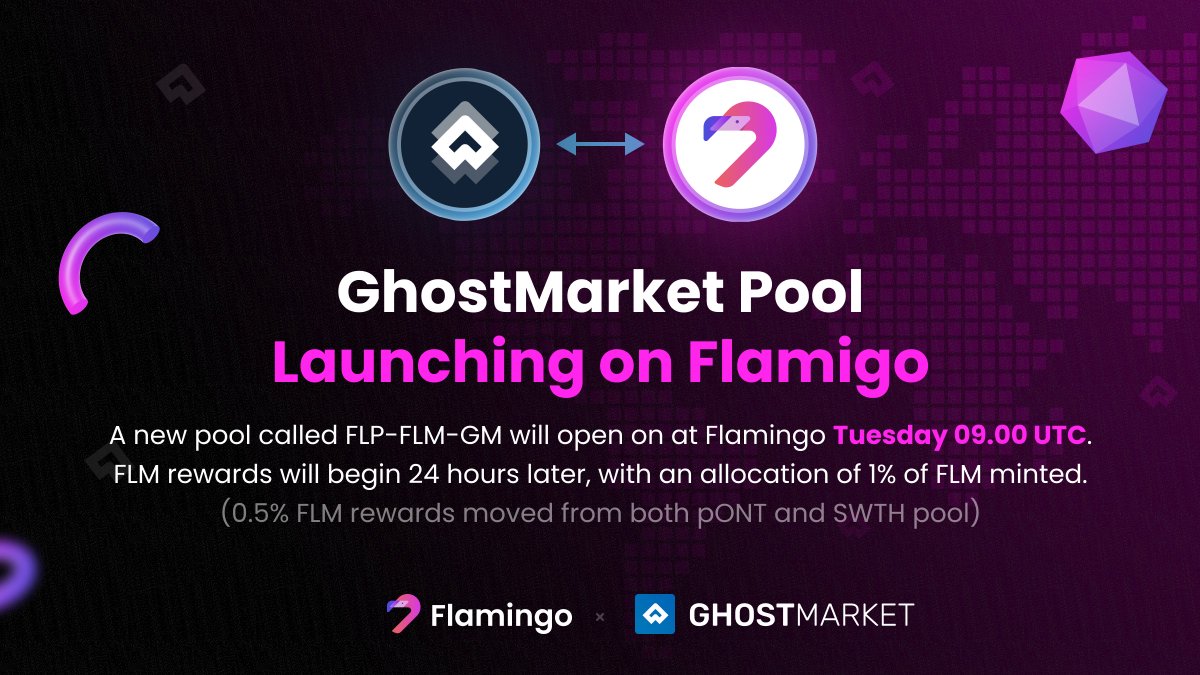 Flamingo Finance on Twitter: A new pool called FLP-FLM-GM will open on ...