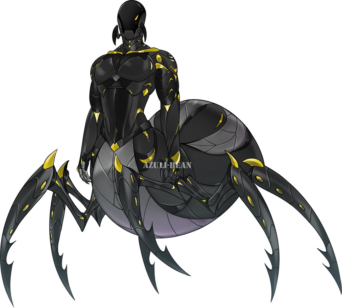 Half Human Half Spider Anime