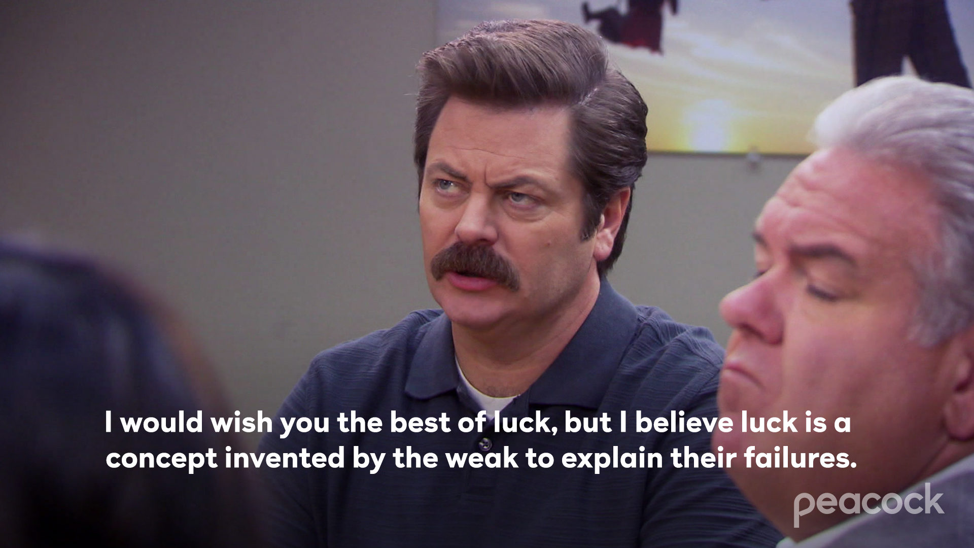 Ron Swanson Luck Memes